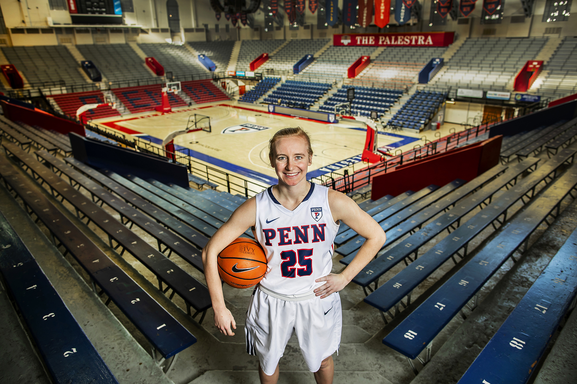 Shooting hoops with Ashley Russell | Penn Today