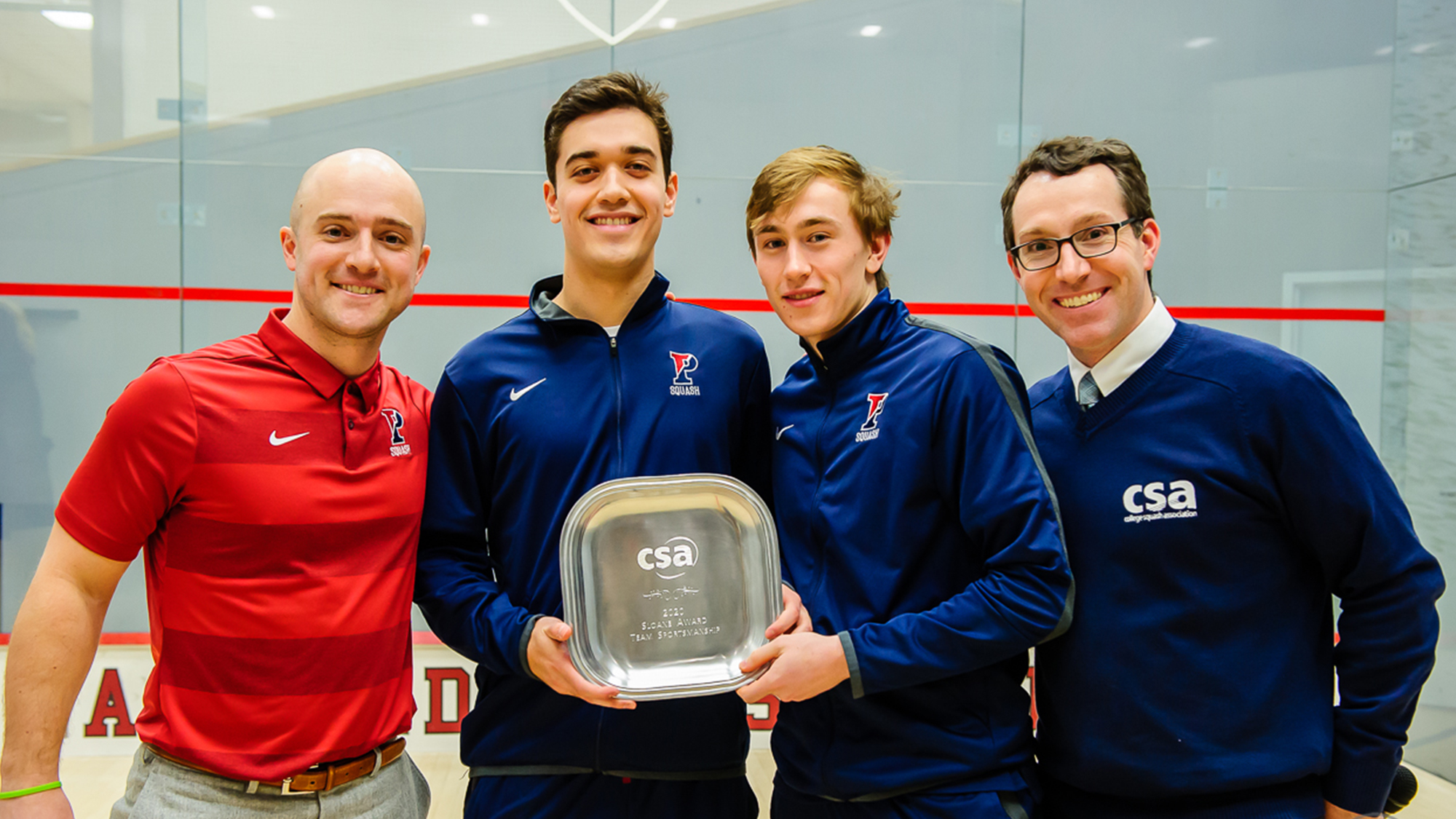 Men’s squash presented Sloane Award for team sportsmanship | Penn Today